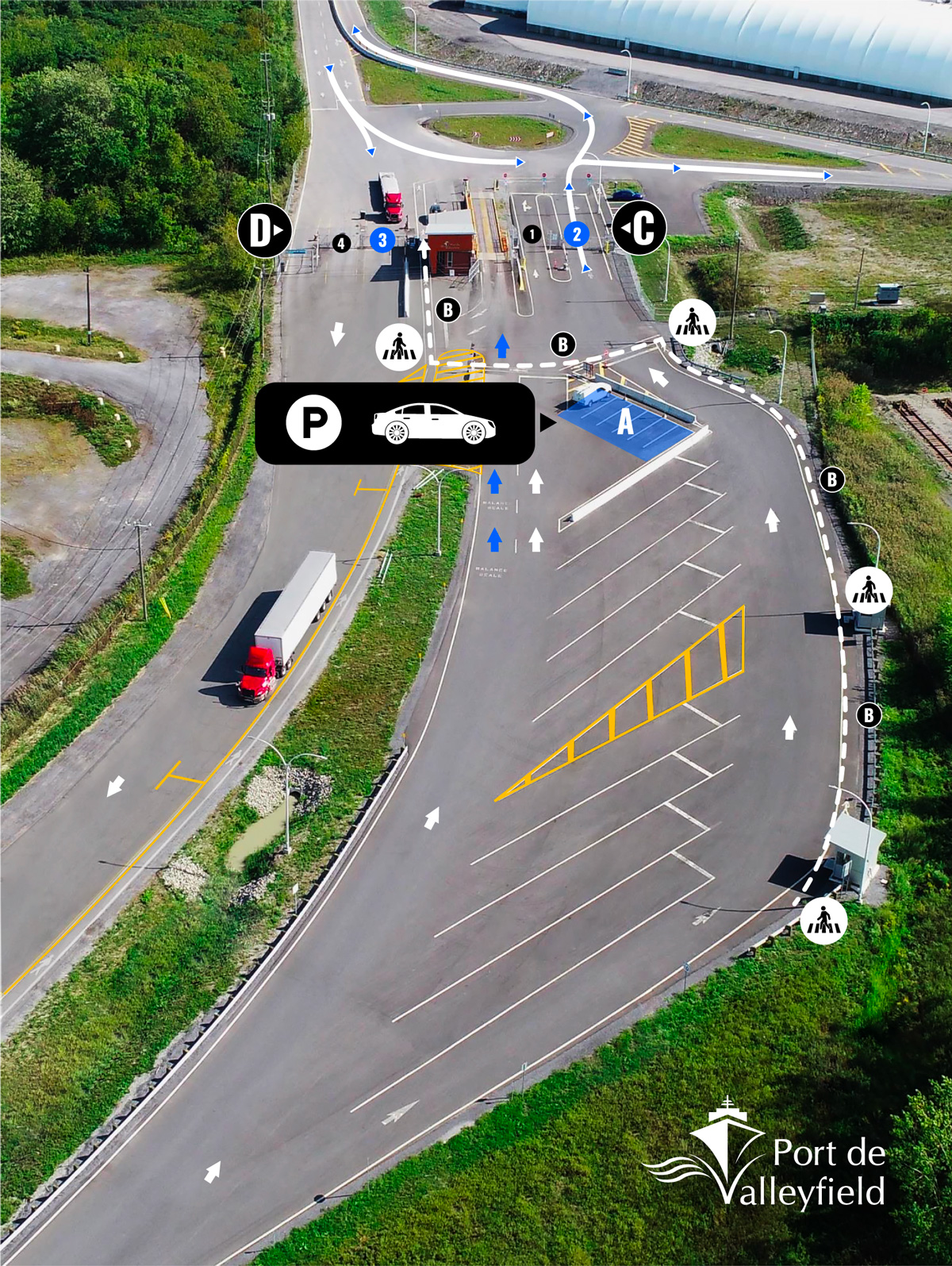 Procédure d'accès au port - Port-de-Valleyfield